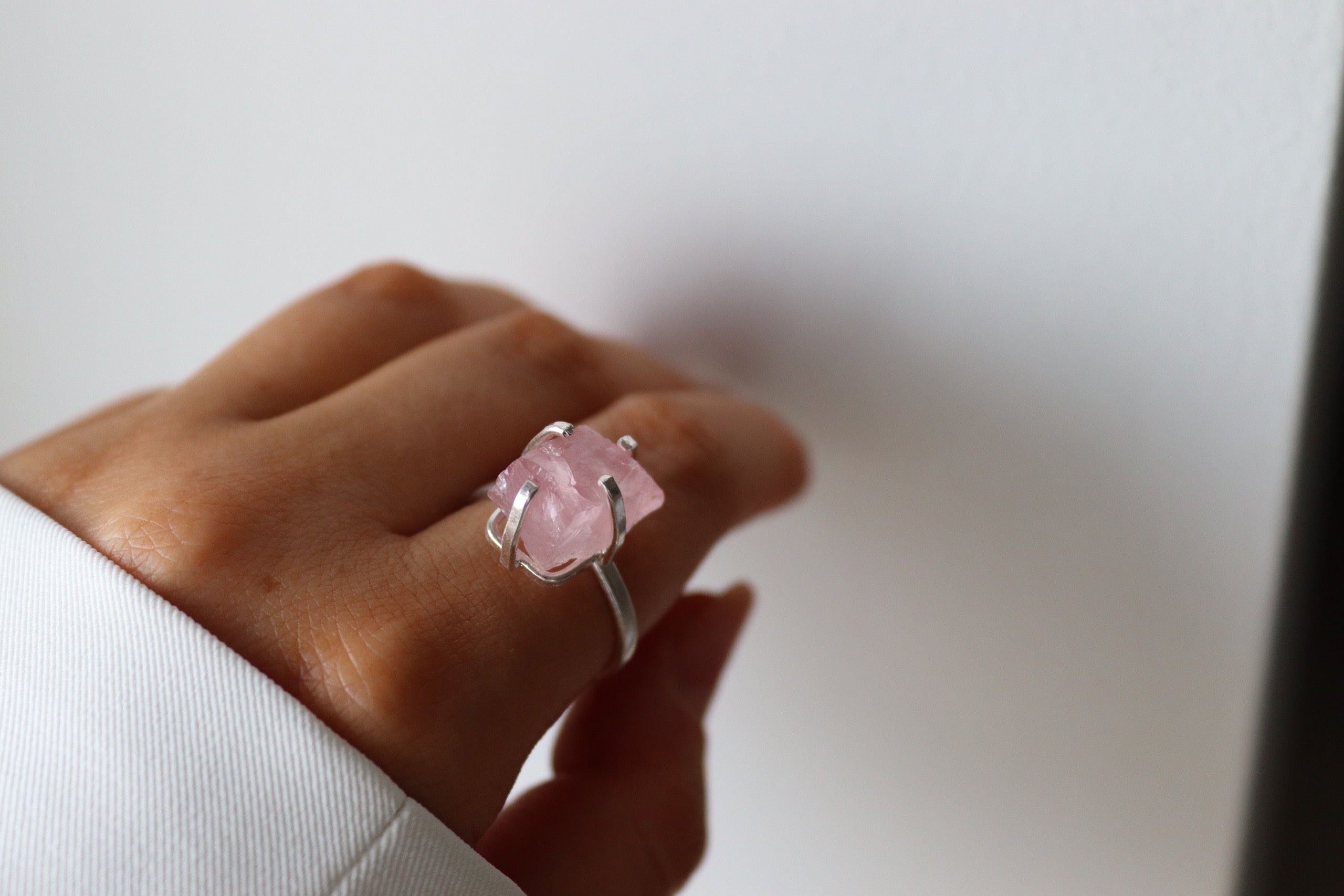 Quartz crystal wedding rings store